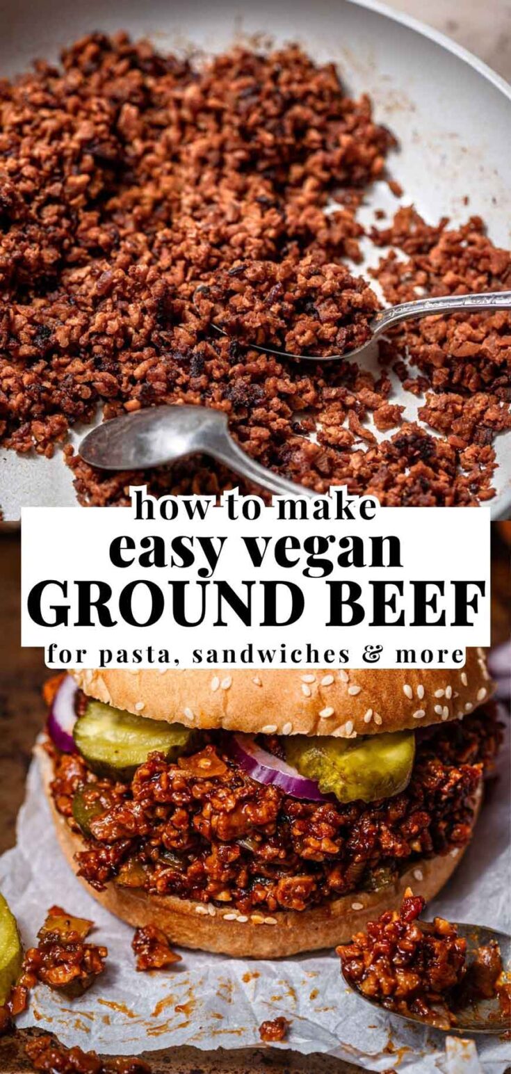 Vegan Ground Beef Crumbles with TVP (Easy & High Protein!)