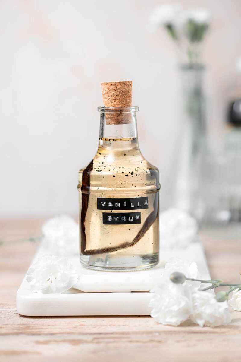 Homemade Vanilla Syrup for Coffee, Cakes, Cocktails & More