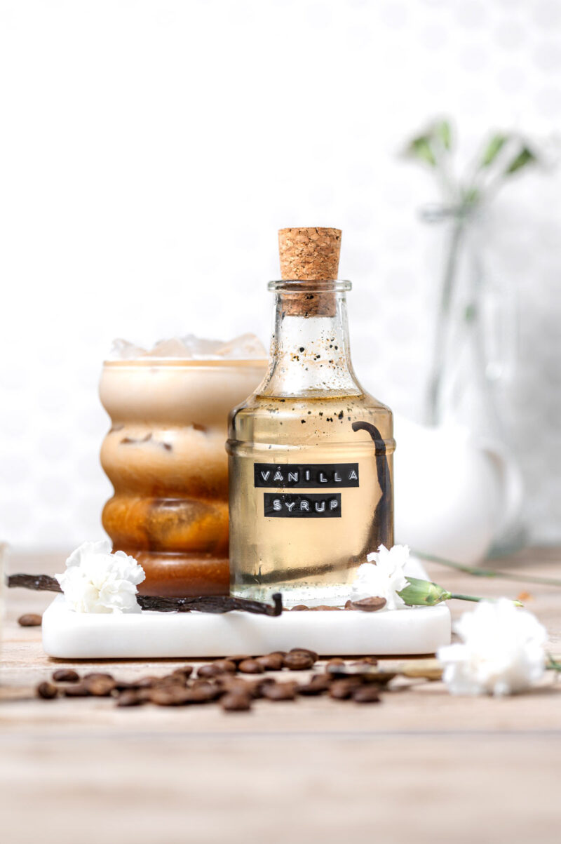 Homemade Vanilla Syrup for Coffee, Cakes, Cocktails & More