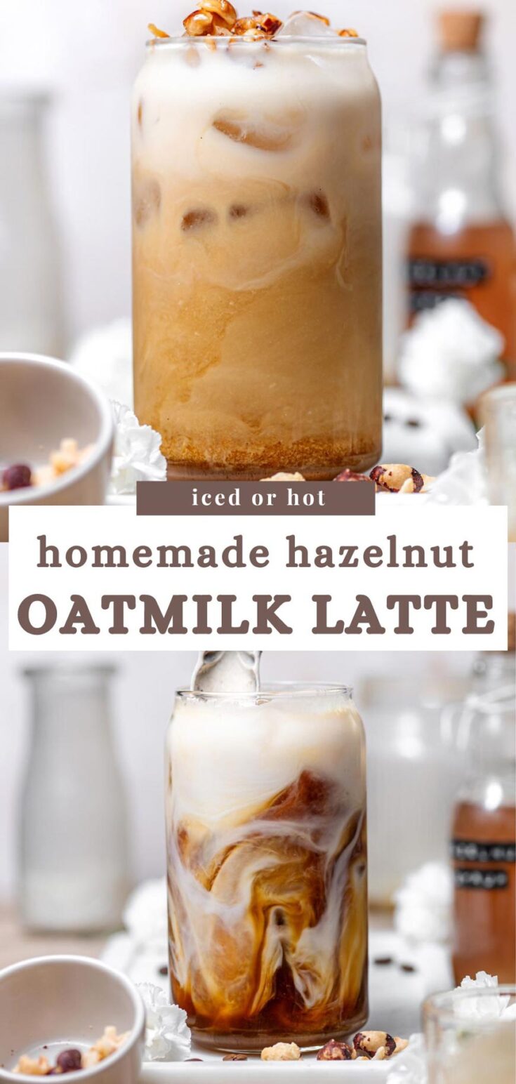 Homemade Hazelnut Latte