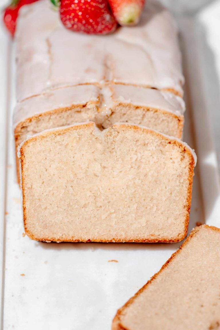 Classic Vegan Pound Cake: Moist with a Tight Crumb!