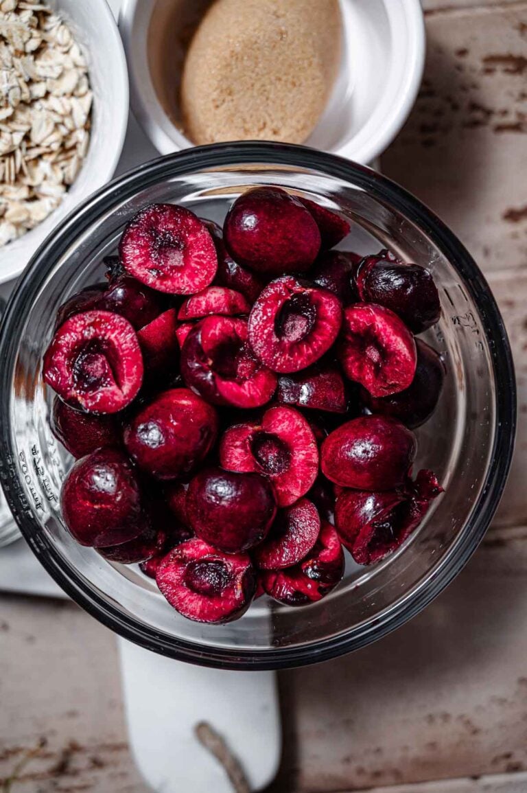 Easy Cherry Apple Crisp