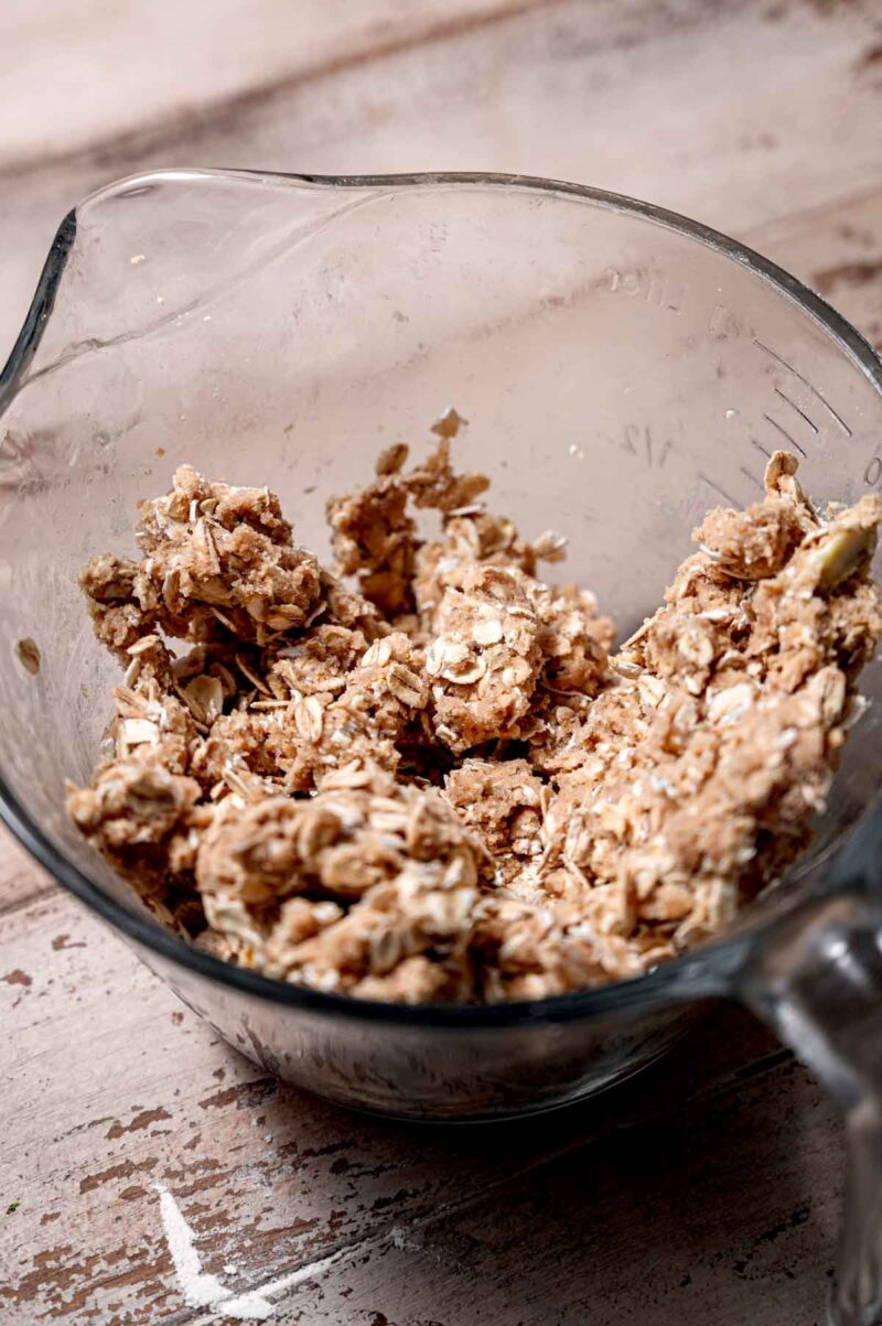 Easy Cherry Apple Crisp