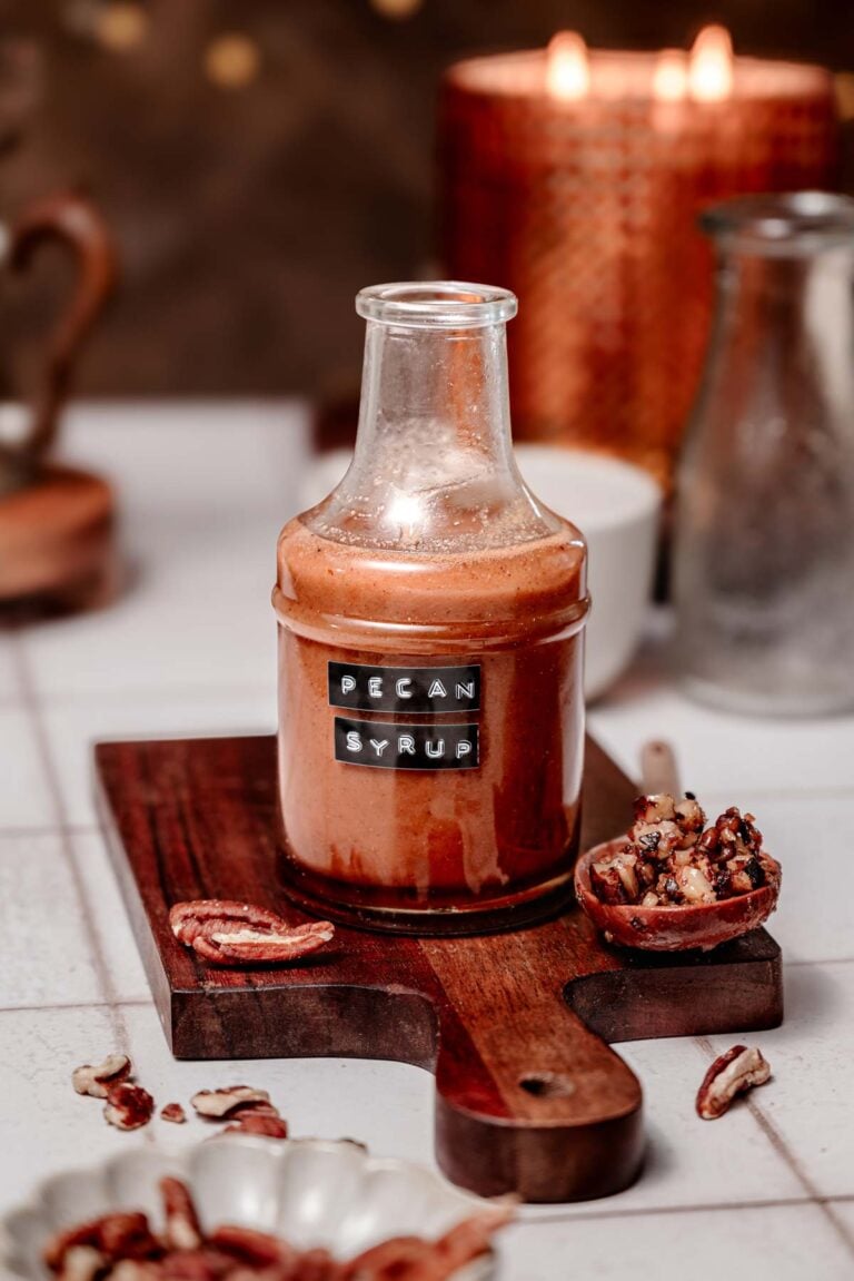 Toasted Pecan Syrup for Coffee, Cocktails & More