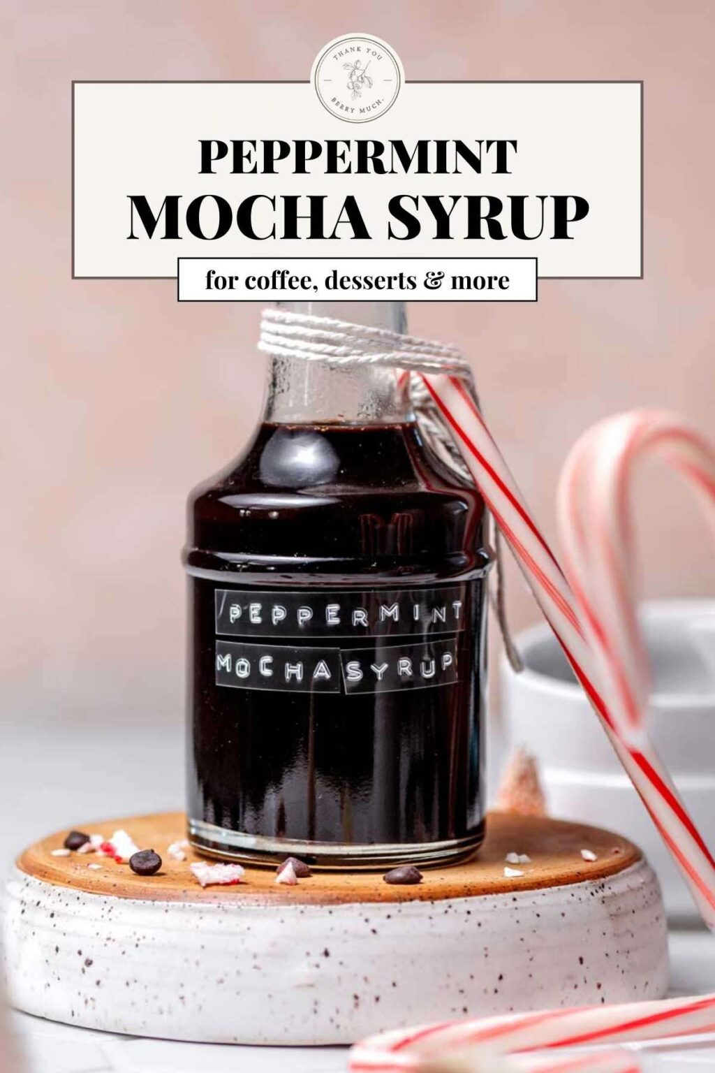 Peppermint Mocha Syrup for Coffee