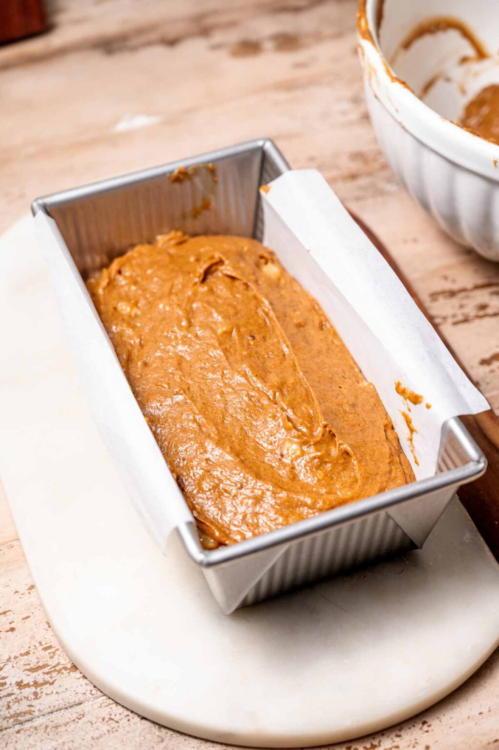 Banana Gingerbread Loaf with Cream Cheese Frosting