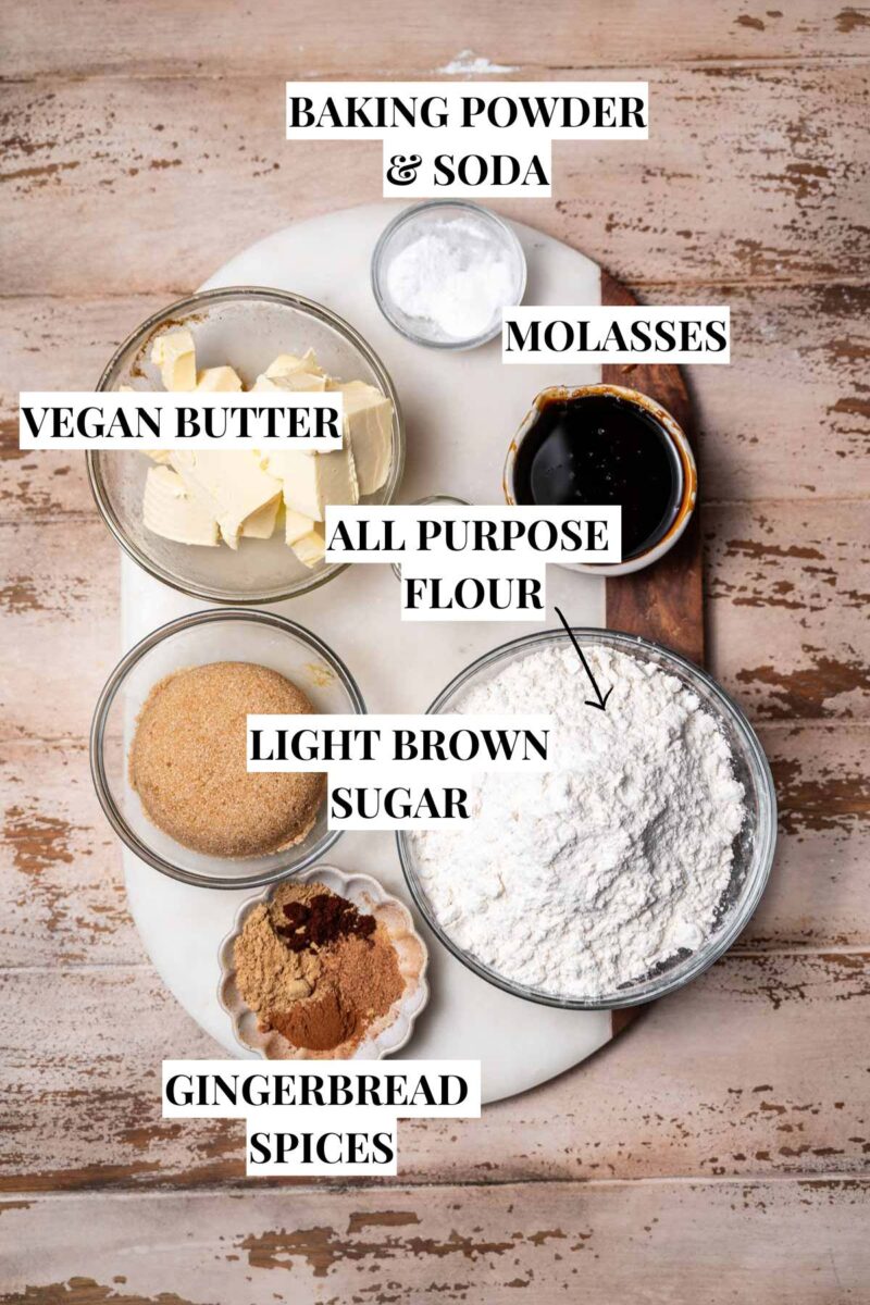 Classic Vegan Gingerbread Cookies