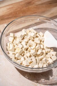 Sticky Sesame Ginger Tofu & Bell Pepper Stir Fry