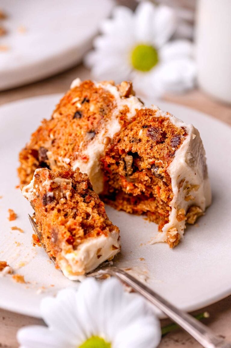 Easy Vegan Carrot Cake With Cream Cheese Frosting