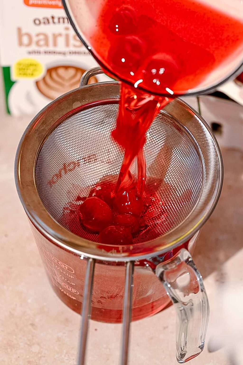 Easy Cherry Simple Syrup for Drinks, Coffee & Cocktails