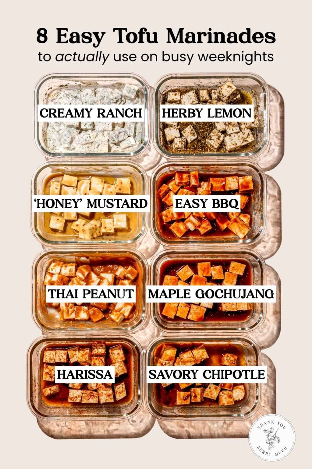 8 Easy Tofu Marinades to Actually Make on Busy Weeknights