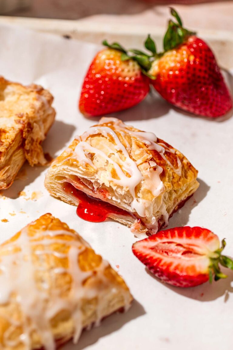 Easy Vegan Toaster Strudels (Strawberry, Cinnamon & More!)