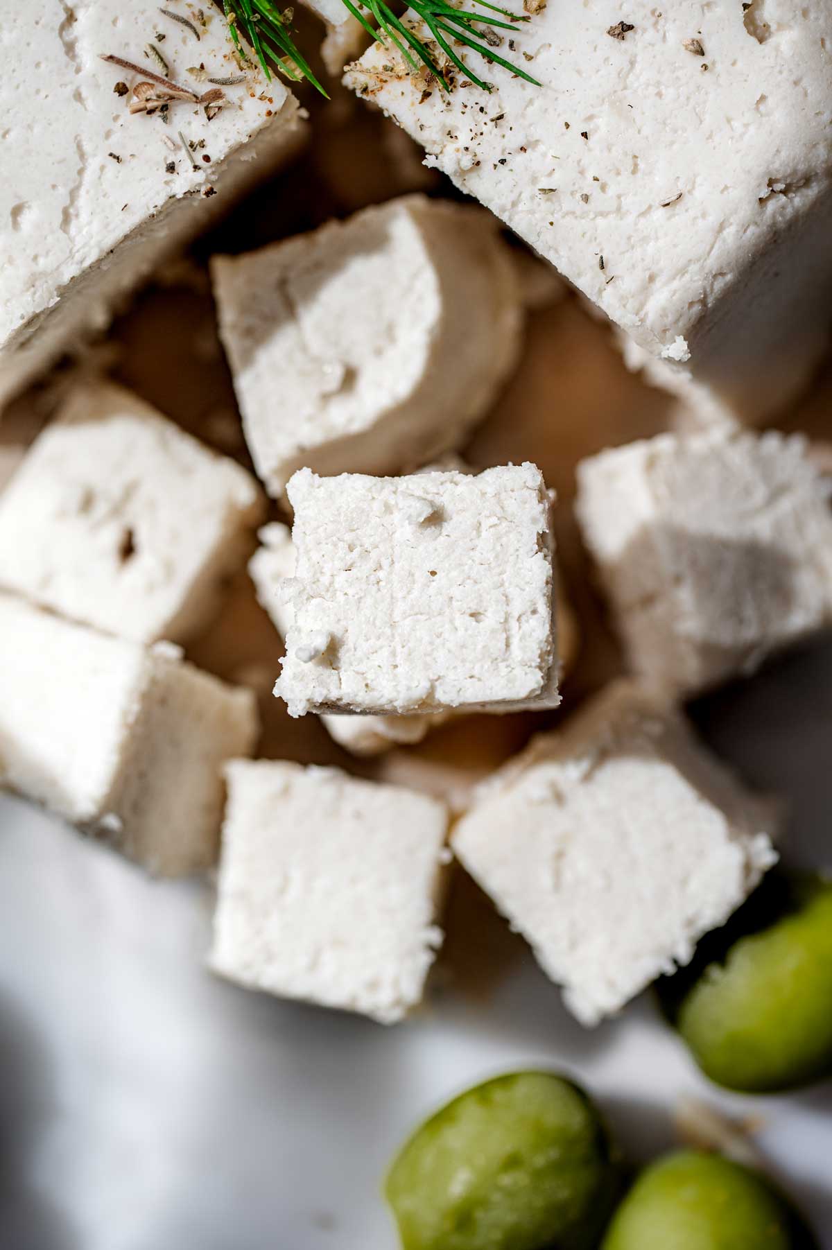 Best Vegan Feta Cheese - Crumbly, Creamy, Dairy-Free Recipe