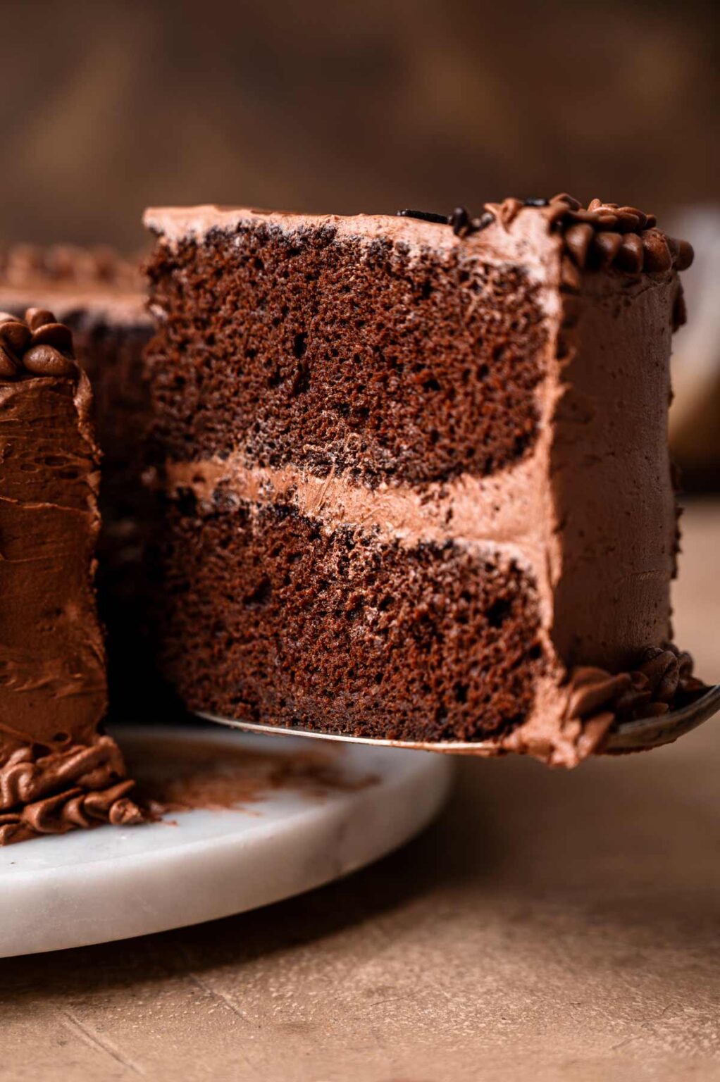 Very Best Vegan Chocolate Cake (Moist, Rich & Fluffy)